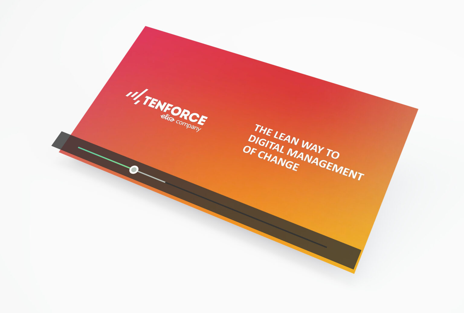 The Lean Way to Digital Management of Change | TENFORCE