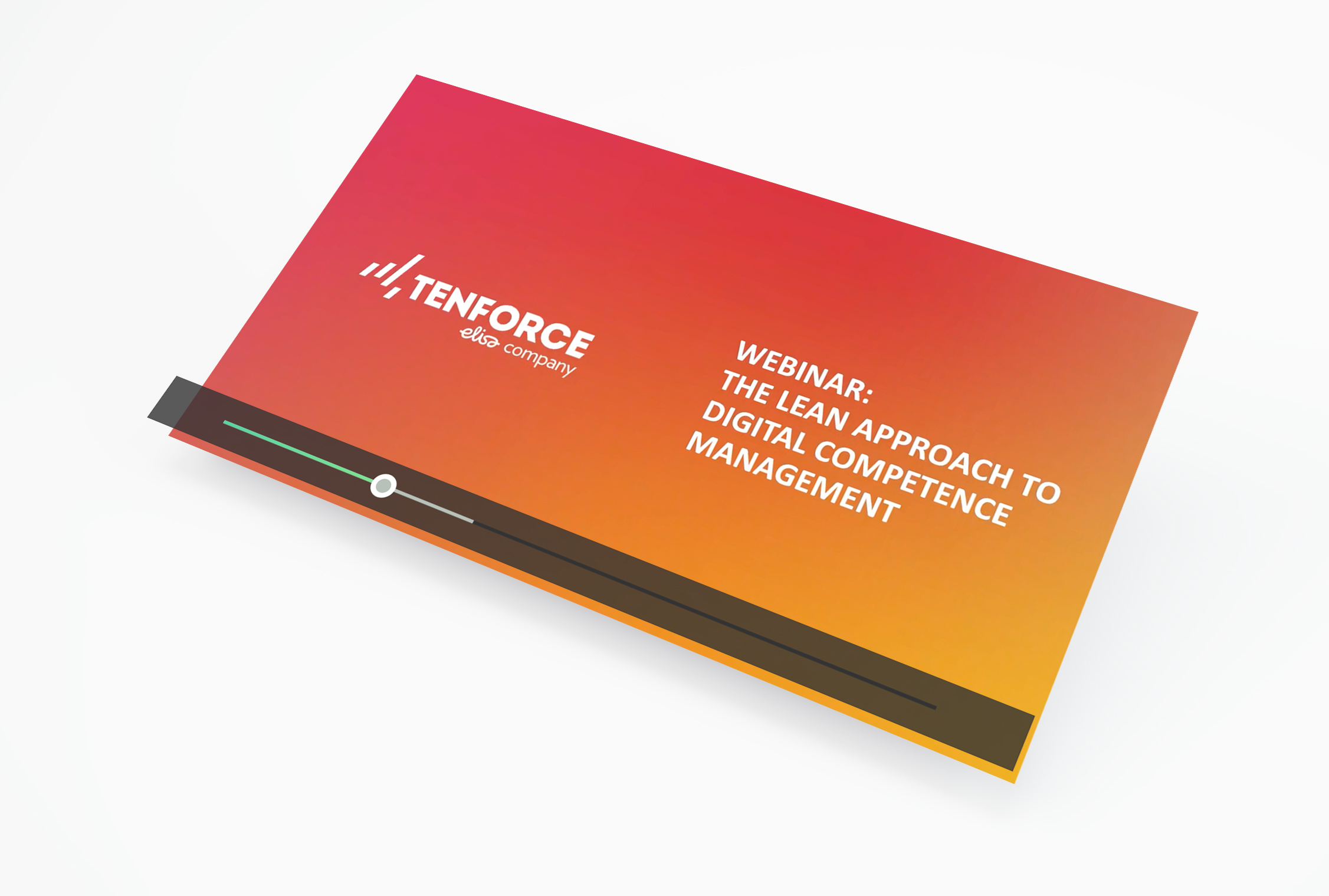 The Lean Approach to Digital Competence Management - TenForce