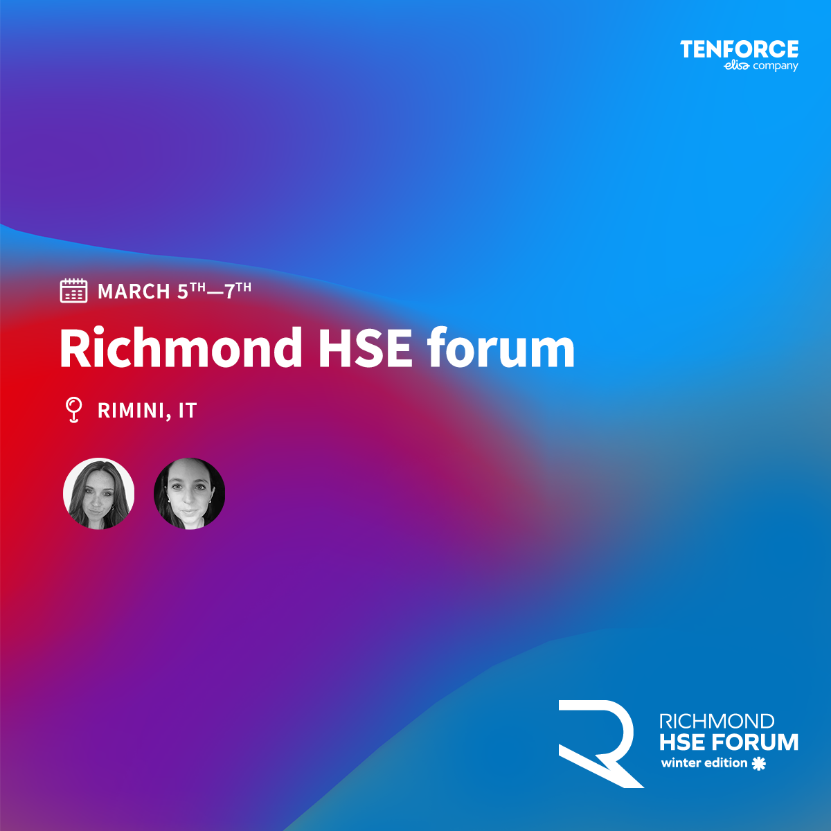Meet TenForce @ Richmond HSE Forum in Rimini