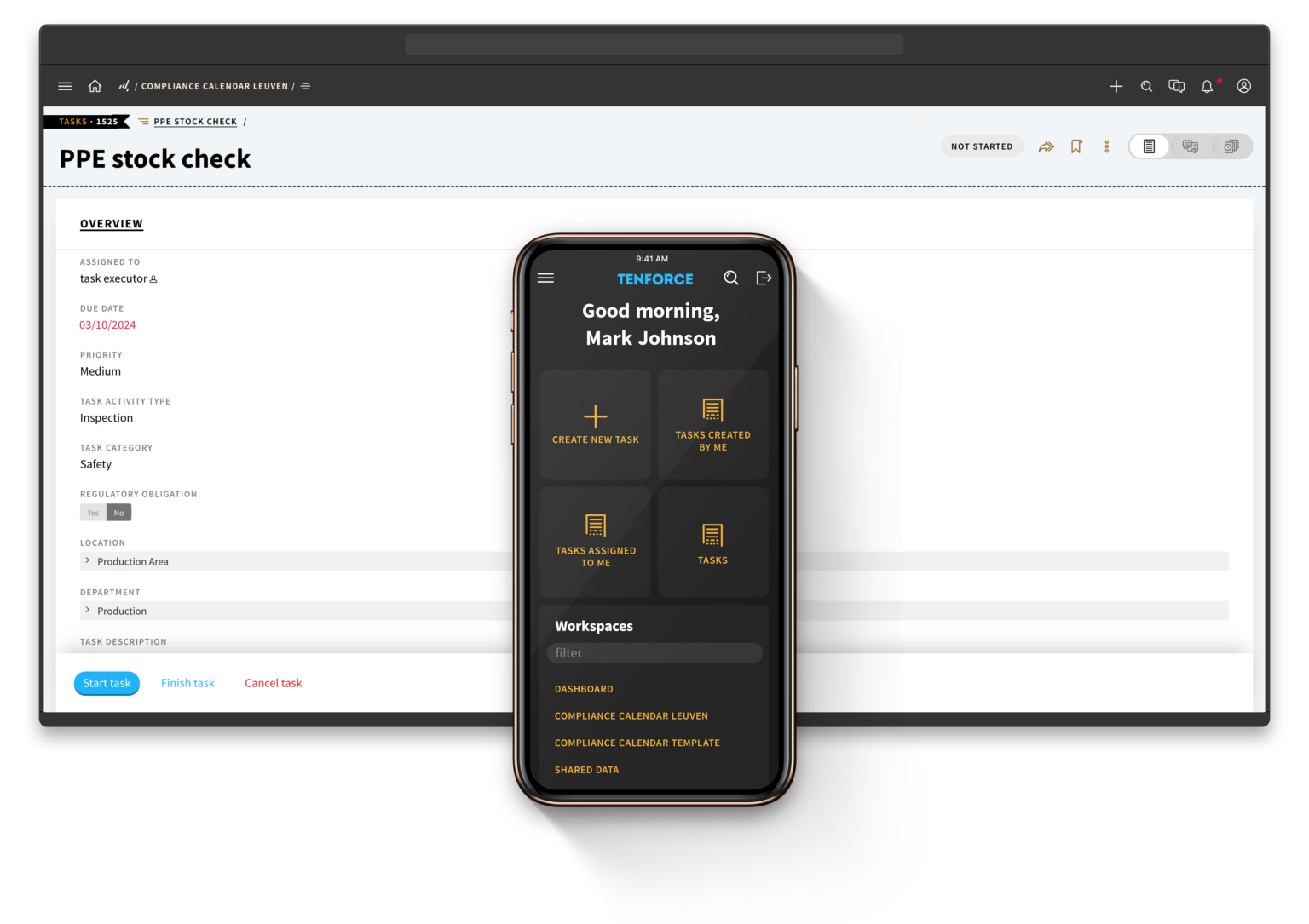 Introducing TenForce Compliance Calendar: